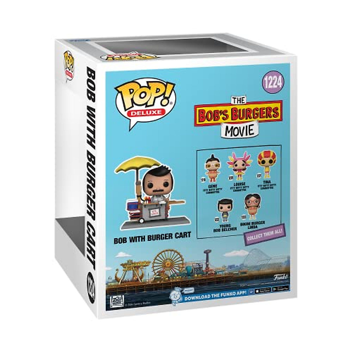 Funko Pop! Deluxe: Bob's Burgers - Bob with Burger Cart, Amazon Exclusive