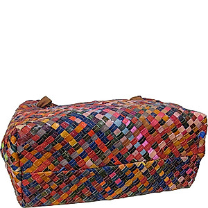 Amerileather Cybil Woven Handbag