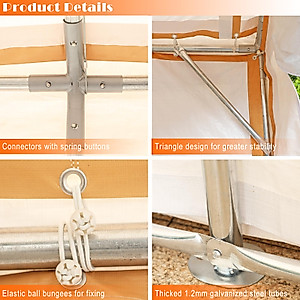 Carport Car Port Canopy 10x20 ft Heavy Duty, Portable Garage Shelter Car Tents Carpas para Carros All Weather for Automobiles Truck Boat, Carports with Removable Sidewalls and Metal Frame