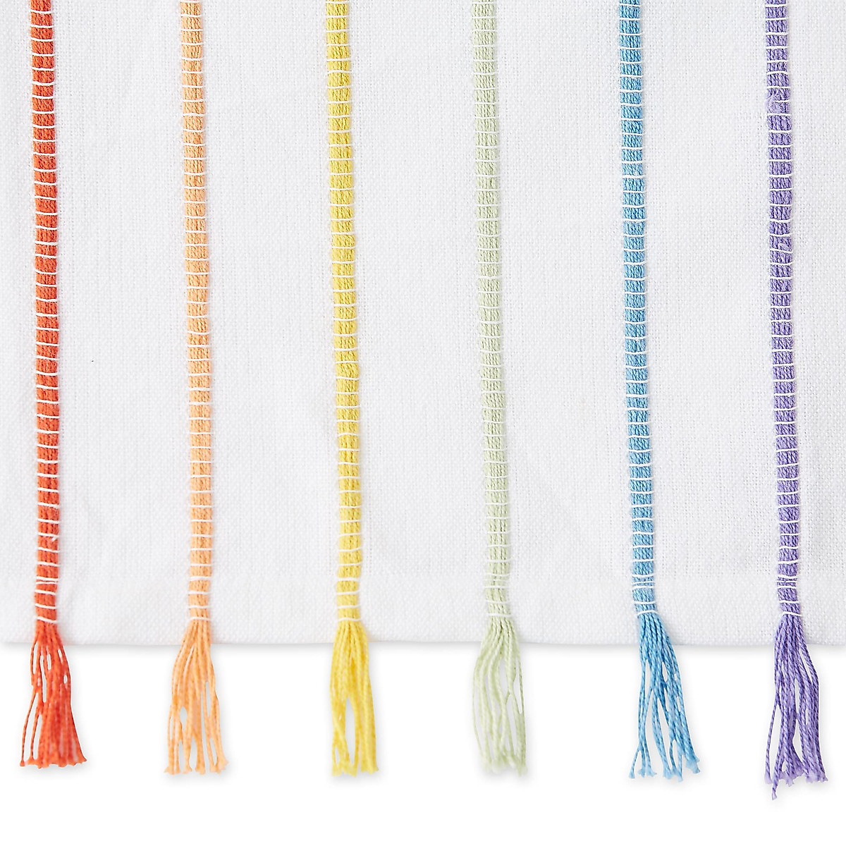 DII Be You-Tiful Collection Absorbent & Long-Lasting Kitchen, Dishtowel Set, 18x28, Assorted Rainbow, 3 Count