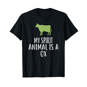 My Spirit Animal Is A OX T-Shirt Funny OXS T-Shirt