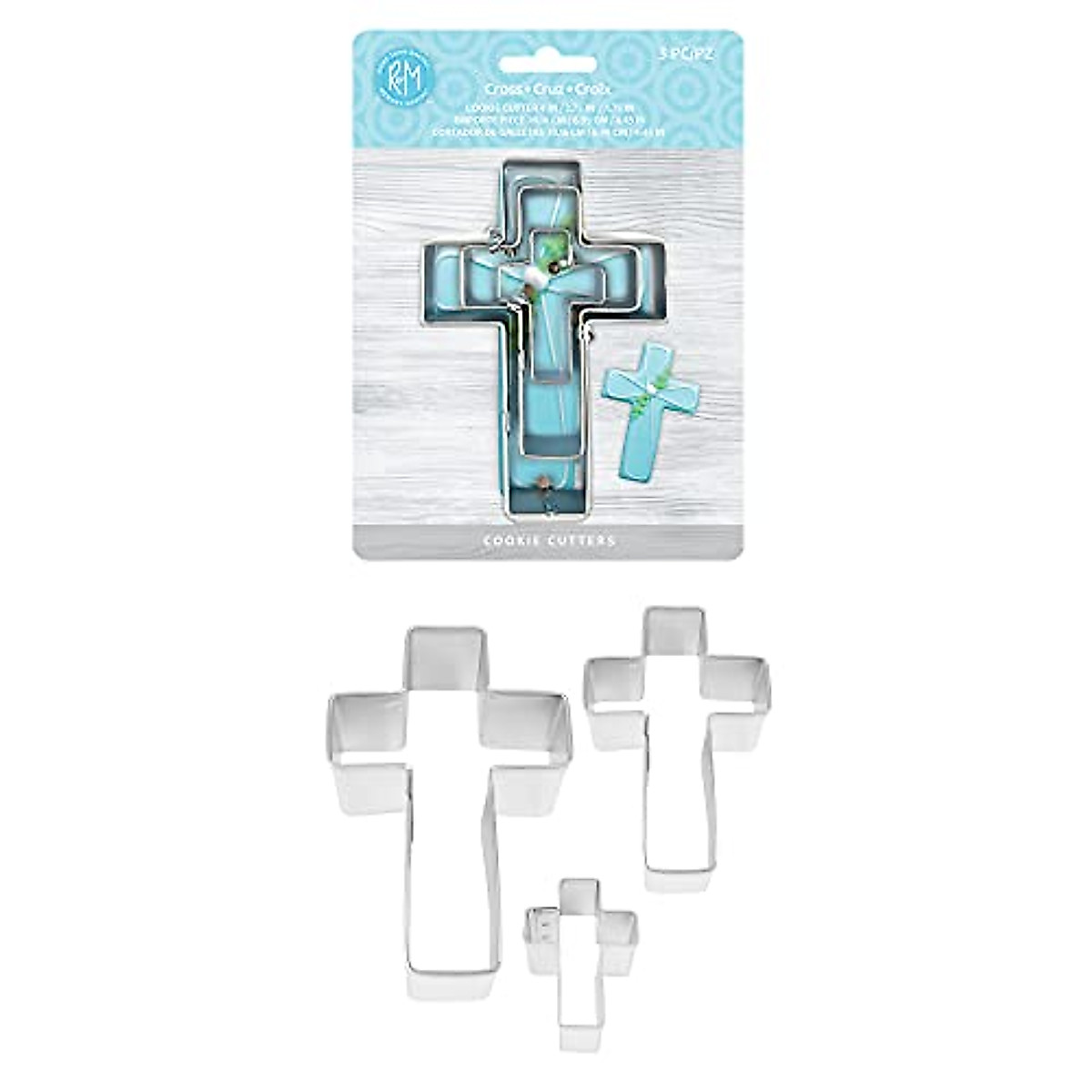R & M International Cross cookie cutter, One Size