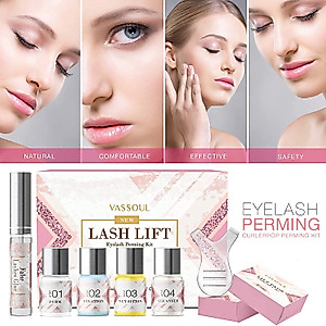 Lash Lift Kit, Eyelash Perm Kit, Professional Eyelash Lash Extensions, Lash Curling, Semi-Permanent Curling Perming Wave Suitable For Salon