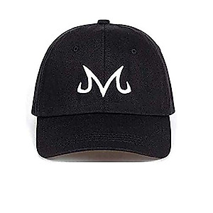 ZJ M Embroidered Dad Hat Majin Buu Dad Hat Snapback Cap Cotton Washed Baseball Cap for Men Women Hip Hop Dad Hat Golf caps (Pink)