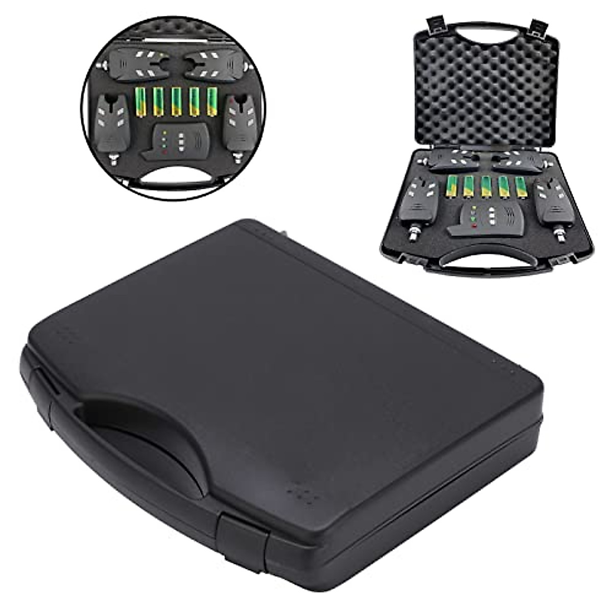 HAOX Fishing Tool Box, Portable Fish Gear Reel Storage Box for Fishing