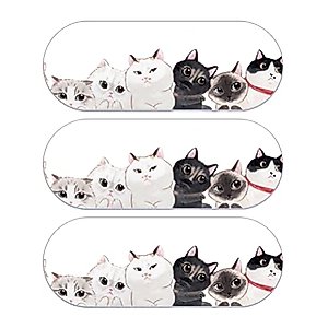 Mobestech Web Cam Computer Camera Phone Camera Cover 3pcs Laptop Camera Cover Slide Phone Camera Cover Cat Pattern Laptop Webcam Cover Computer Camera