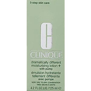 Clinique Dramatically Different Moisturizing Lotion+ with Pump Very Dry to Dry Combination Skin 4.2 oz / 125 ml