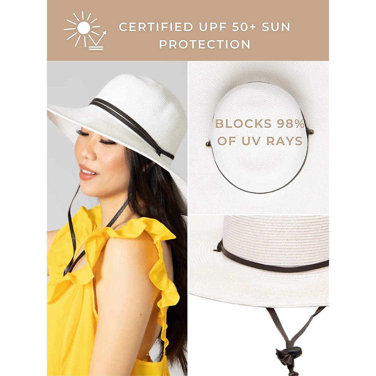 San Diego Hat Co. Womens, White