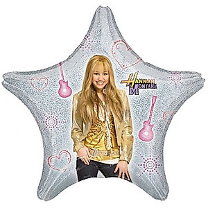 Hannah Montana Silver Star Foil Balloon 32' Large Supershape