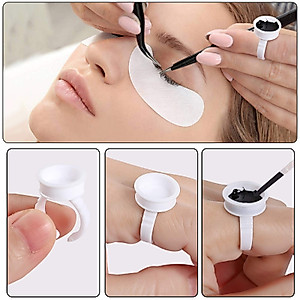 VEIDIA Eyelash Extension Supplies, including Lash Extension Tweezers, Disposable Mascara Brush Wand, Cotton Swabs, Glue Ring Holder, Eyelash Tape, Silicone Eyelash Pad - 458Pcs Eyelash Extension Kit