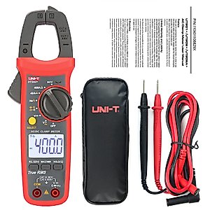 UNI-T UT203+ Digital Clamp Meter AC/DC Current Auto Range True RMS Max/Min Backlight Multimeter