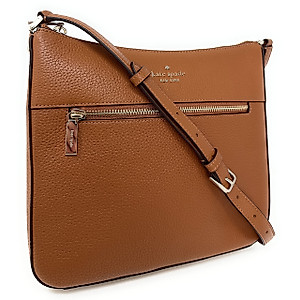 Kate Spade New York Leila Colorblock Pebbled Leather Crossbody Bag (Warm gingerbread)