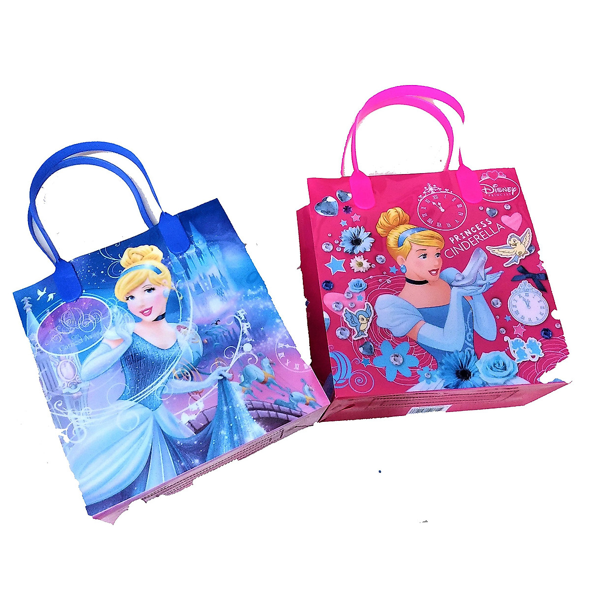 Disney Cinderella Authentic Licensed Reusable Party Favor Goodie Small Gift Bags 12