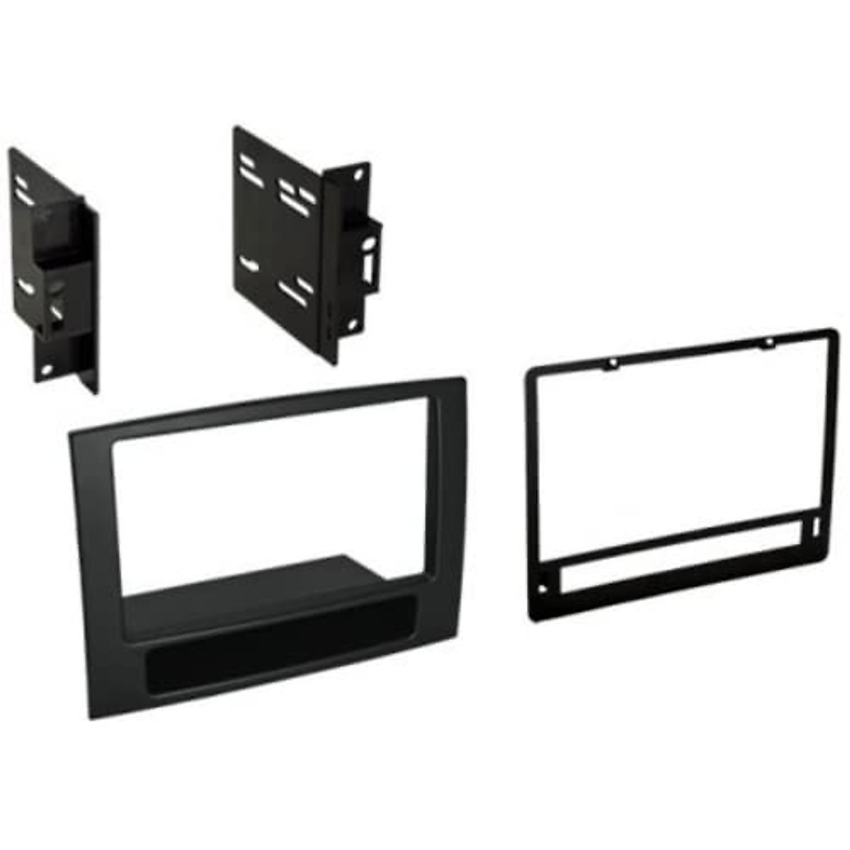 American International Double DIN Dash Kit for Dodge RAM (2006-2008) Complete Kit with Aftermarket Antenna Adapter and Wiring Harness (CDK651CP)