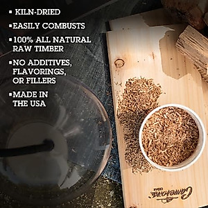 Camerons Products Smoking Chips - (Mesquite) - Kiln Dried, 4 Pound Bag, 260 cu. in. - Barbecue Chips, Natural Extra Fine Wood Smoker Sawdust Shavings