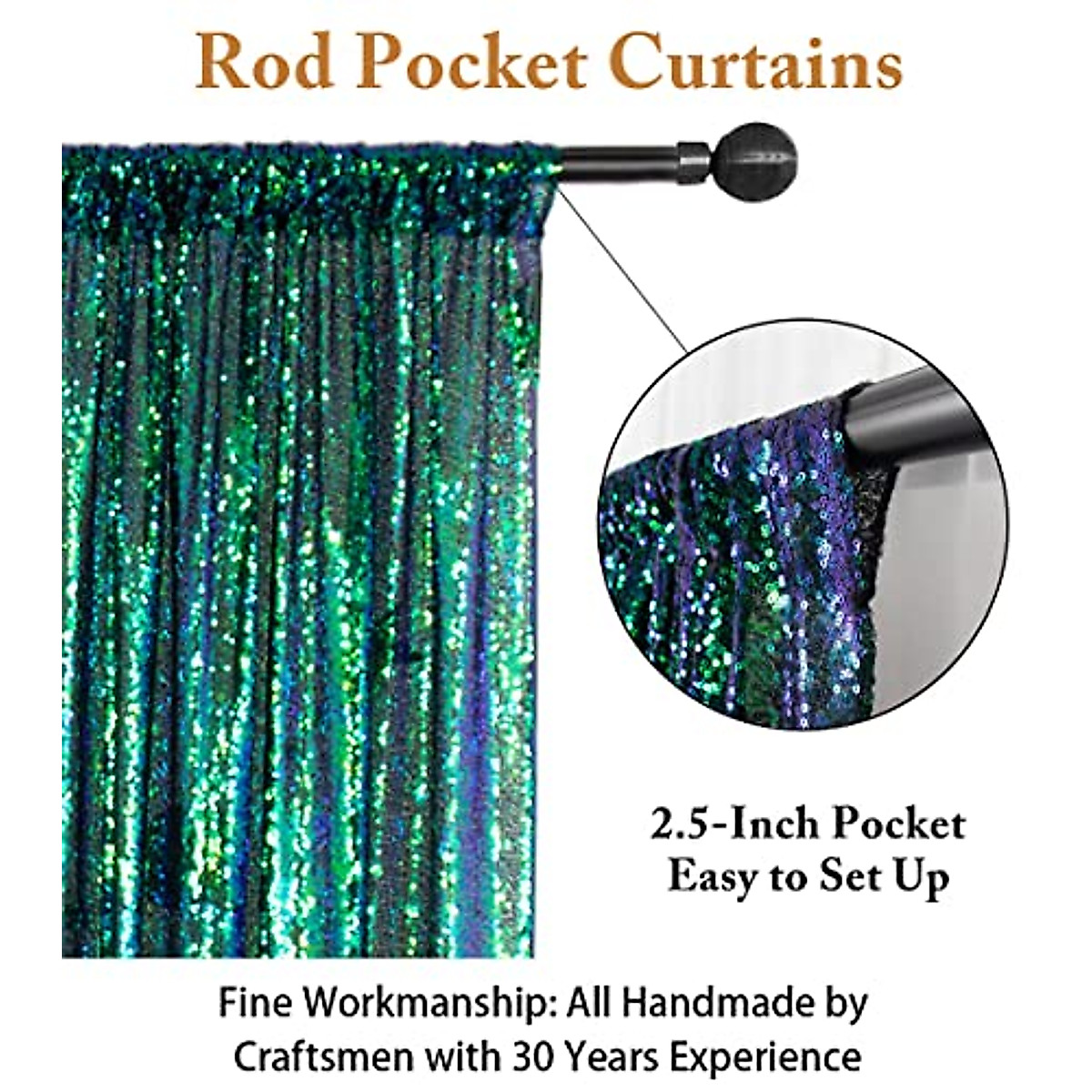 Sequin Backdrop 5FTx7FT Iridescent Green Sequin Backdrop Curtain Photo Backdrop 7FT Green Glitter Backdrop for Photography Wedding Backdrop Drapes Happy Birthday Backdrop Baby Shower Backdrop