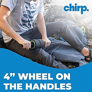 Chirp Focus Muscle Roller Handle, Muscle Roller Handle for Deeper Massage, Equipment for Muscle Recovery, Best Combined with The 4-Inch Focus Wheel, Handle for Roller Wheels - 15.5" (39cm)