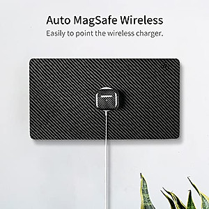MONOCARBON Carbon Fiber Case for AirPods 3 Magnetic Wireless Charging AirPod 3 Cover, Slim Carbon Fibre Cover for AirPods 3 Earbuds-Ultra Protect