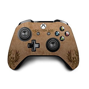 Head Case Designs Officially Licensed EA Bioware Dragon Age Grey Wardens Distressed Heraldry Vinyl Sticker Gaming Skin Decal Cover Compatible With Xbox One X Console and Controller Bundle