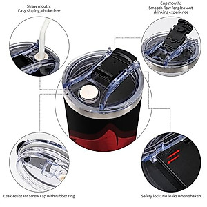 Rose Belizean Flag 40 Oz Tumbler with Handle And Straw Lid,Insulated Reusable Stainless Steel Travel Glass Mug 40 Ounces