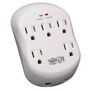 Tripp Lite 5 Outlet Surge Suppressor, 1080 Joules (Sk5tel-0)