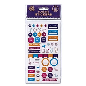 High Note Planner Stickers - Fresh & Colorful: 10 Sheets with 540 Planning Stickers for Calendars, Notebooks, Journals, and Planners