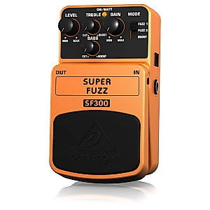 Behringer Super Fuzz SF300 3-Mode Distortion Effects Pedal