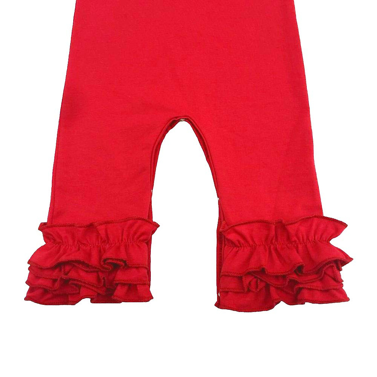 OwlFay Toddler Little Girls Baby 1st Valentine‘s Day Romper Icing Ruffle Bottoms Long Sleeve Jumpsuit Playwear Pants Floral Printed Romper Summer Fall Birthday Outfits Party Clothes Red 0-3 Months