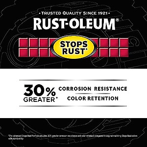 Rust-Oleum 376894 Stops Rust Custom Spray 5-in-1 Spray Paint, 12 oz, Gloss Orange