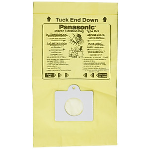 Panasonic C-5 Micron Filtration Vacuum Bags - 3 bags