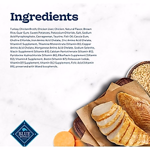 Blue Buffalo Tastefuls Chicken and Turkey Entree Wet Cat Food Pate, 3 oz., Case of 12