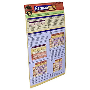 German Verbs: A Quickstudy Language Reference Guide (English and German Edition)