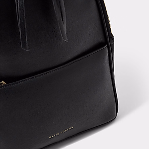 KATIE LOXTON Isla Womens Large Zippered Top Handle Backpack Black