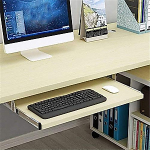 Sliding Under Table Desk Mount Drawer Keyboard Tray Under Desk Mouse Tray Underdesk Shelf Improve Comfort While Increasing Usable Desk Space