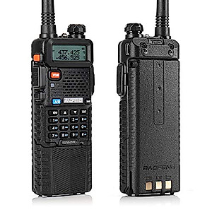 BAOFENG BL-5L 3800mAh Extended Battery Compatible with UV-5R RD-5R UV-5RTP UV-5R Plus, Original Pack, Black