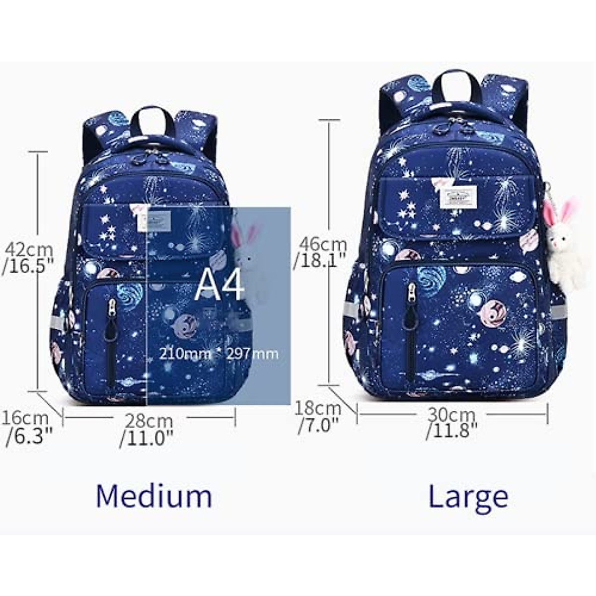 HUIHSVHA Laptop Backpack, Large Capacity College School Bag, Casual Travel Daypack Bookbag for Boys Girls Students