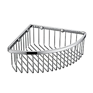 GORDEE Bathroom Shower Caddy Corner Shelf Basket, Ultra Sturdy Rust-Proof Stainless Steel Bathroom Shelf Organizer Shampoo Holder, Wall Mounted Storage Rack for Bathroom Kitchen, Brushed Chrome