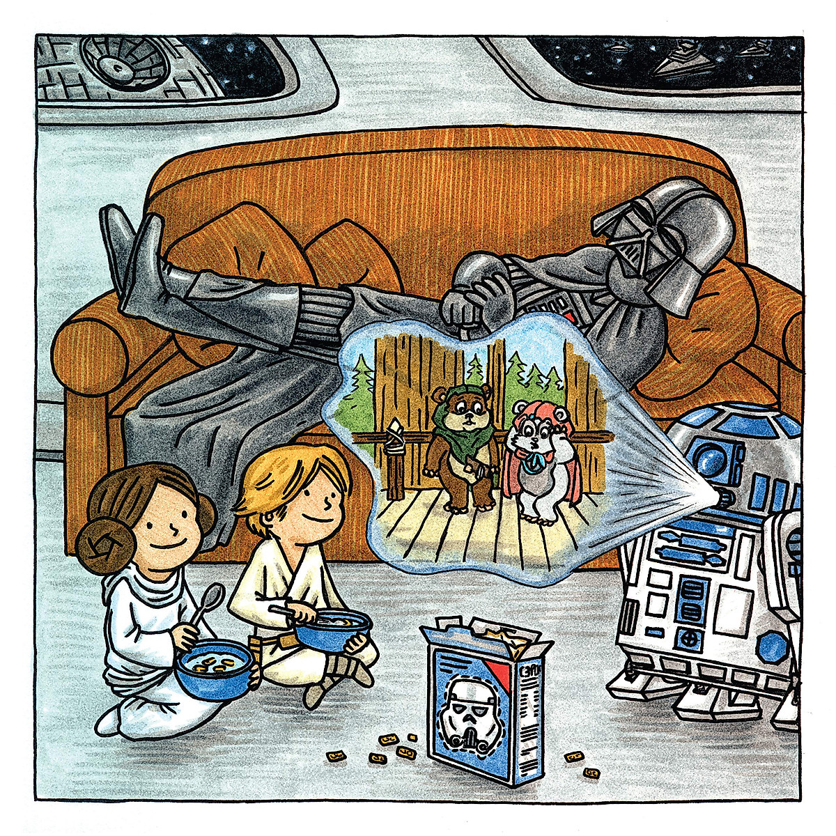 Darth Vader & Son 2021 Wall Calendar