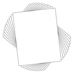 Golden State Art, Pack of 10 Uncut 8x10 White Mats Matboards, Acid Free Backing Matt Board for Photos, Frames, DIY Projects