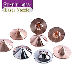Startnow Laser Cutting Nozzle for Raytools Empower Head D32mm Fiber Laser Nozzle Double Single Layer 1.0 1.2 1.5mm (S32-A-15-D 1 PCS, Caliber 1.0mm)