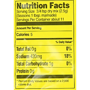 Adolph Original Meat Tenderizing Marinade, 1-Ounce (Pack of 8)