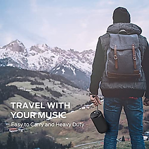 Monster S130 Wireless Bluetooth Speaker Loud Stereo Sound, Portable Speakers Bluetooth Wireless with Bluetooth 5.3, 24H Playtime, Support SD Card, Built-in Mic for Outdoor Travel Beach