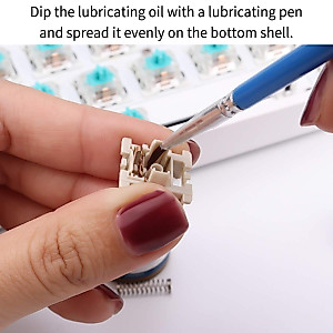 Gliging Switches Lube 0.35 oz Grease Oil GPL 205 G0 Mechanical Keyboard Keycaps Lubricant Lubes Stabilizer Lubricating