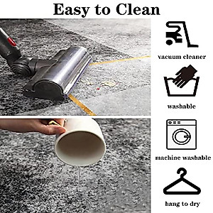 Classic Royal Blue Marble Area Rugs, Luxury Gold Splashed Ink Living Room Rug, Soft Washable Printed Fade Resistant No Crease Rug for Hallway Floor Nursery Bedroom Study Room, 2x3ft