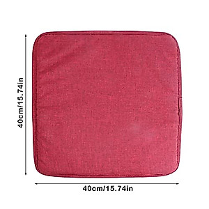 Scceatti Seat Cushion for Car Soft 16x16In Outdoor Cushions GreySquare Strap Garden Chair Pads Seat Cushion for Outdoor Bistros Stool Patio Dining Room for Desk Chair Car Office Chair Office Supplies