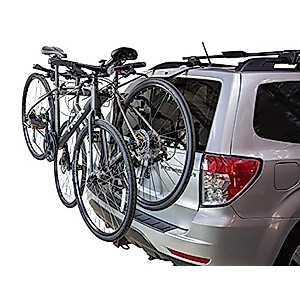 Saris Guardian Trunk 2-Bike Rack - Foldable and Compact, American-Made Steel, Easy Assembly, Secure Bike Transit, Fits Most Sedans, Hatchbacks, Vans for 2 Bikes up to 35 lbs. Each