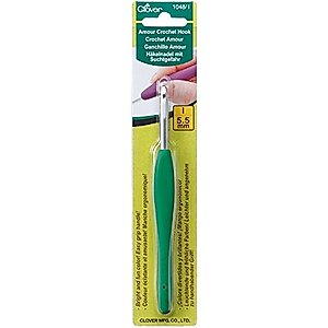 Clover Amour Crochet Hook-Size I9/5.5mm -1048/I