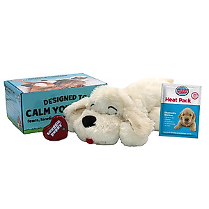 Original Snuggle Puppy Heartbeat Stuffed Dog Toy. Puppy Toy for Anxiety Relief and Behavioral Training in Golden
