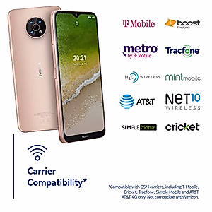 Nokia G50 5G | Android 11 | Unlocked Smartphone | US Version | 4/128GB | 6.82-Inch Screen | 48MP Triple Camera | Sand