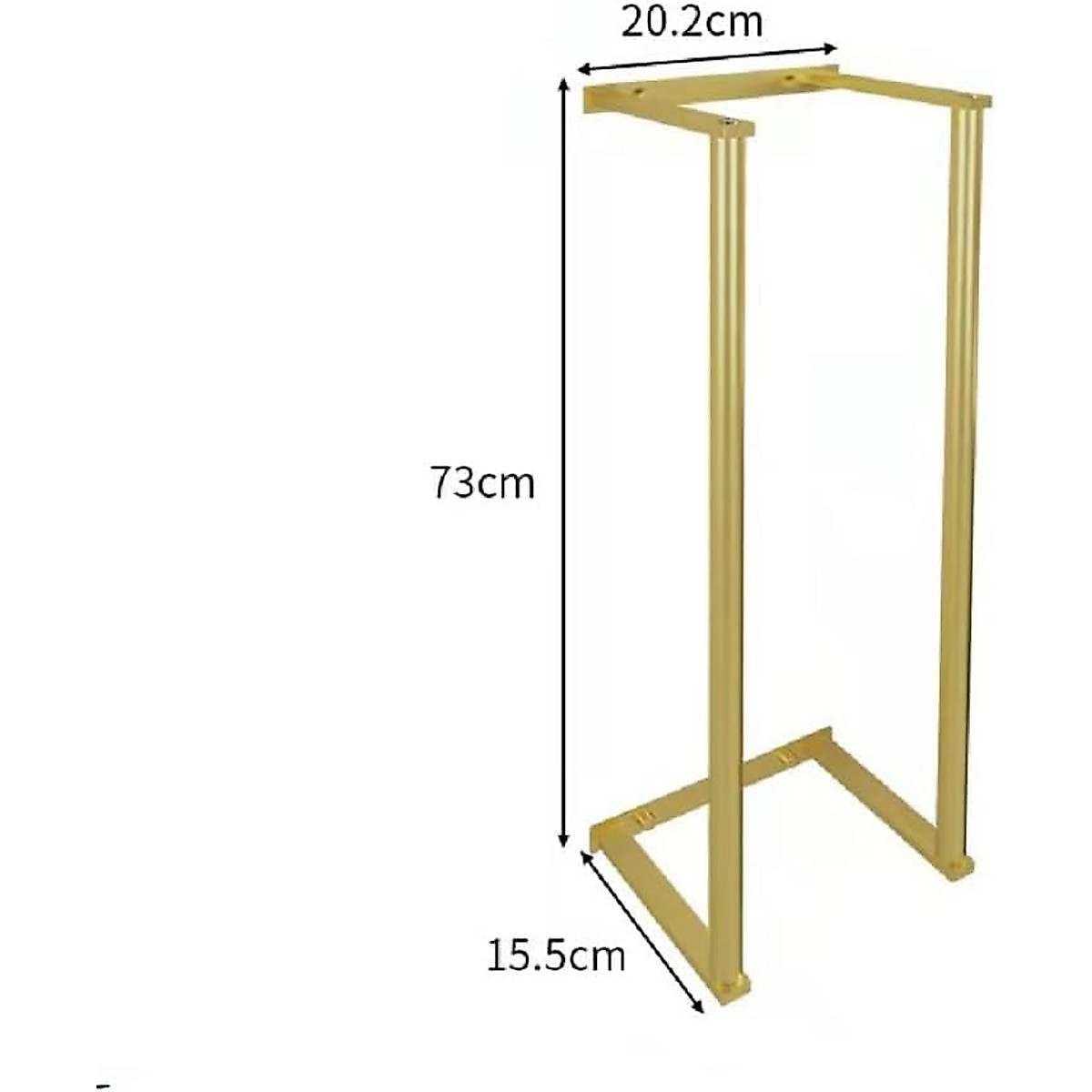 Stainless Steel Bathroom Wall Towel Rack for Rolled and Folded Towels - Mounted Metal Holder for Easy Washcloth Storage and Organizing (Gold)